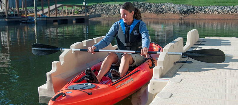 Floating Residential Kayak Boat Launch Systems, Ramps & Lifts