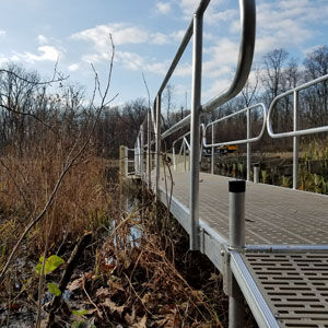 Aluminum Railings for FWM Dock | FWM Docks & EZ Dock Northeast