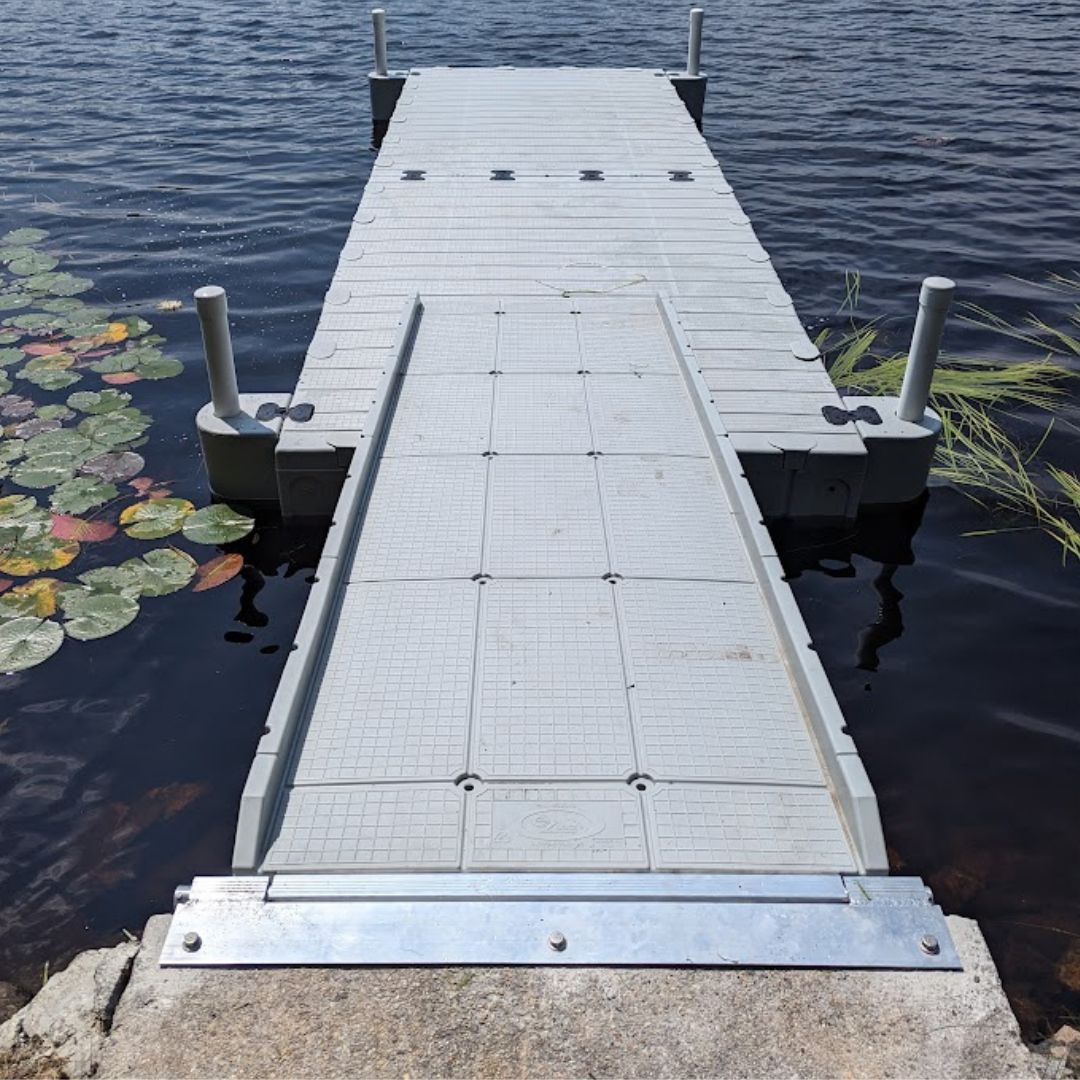 EZ Dock Polyethylene Gangway to Abutment Kit w/Hinges | FWM Docks & EZ ...