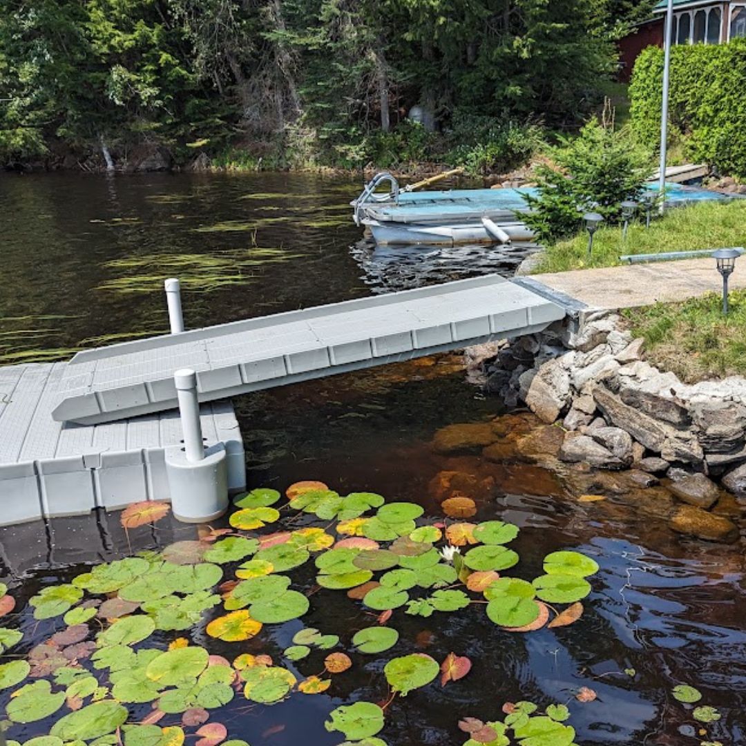 EZ Dock Polyethylene Gangway to Abutment Kit w/Hinges | FWM Docks & EZ ...