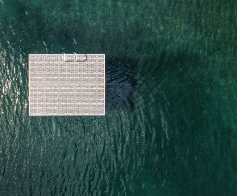 Floating Swim Dock Platform Plans for Lakes | Aluminum Swim Raft Kits