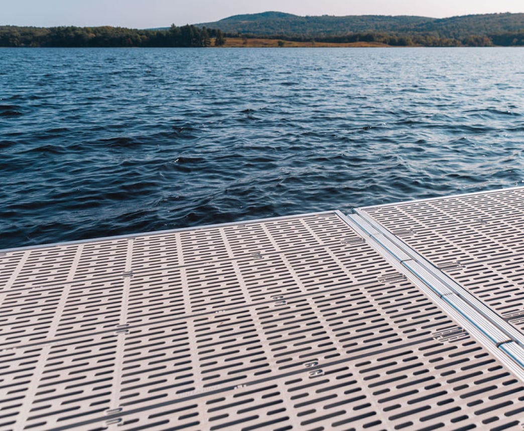 Floating Swim Dock Platform Plans for Lakes | Aluminum Swim Raft Kits