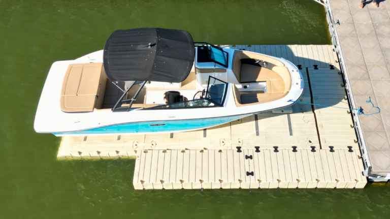 EZ Boat Port & Docks for Lakes | Floating Boat Lift Manufacturers